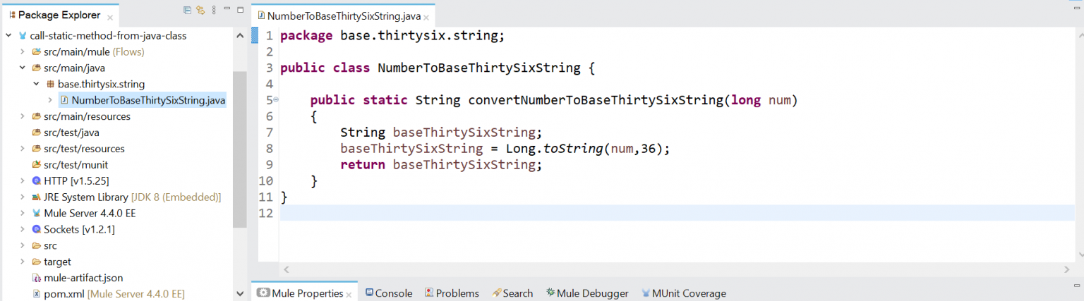 Java Methods In Mule 4 Using Dataweave